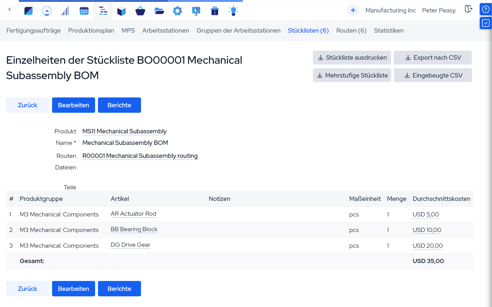 Die Stückliste (BOM) - Ein grundlegender Leitfaden mit Beispielen