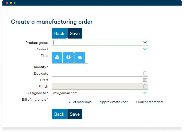 Production Planning Software for Manufacturing
