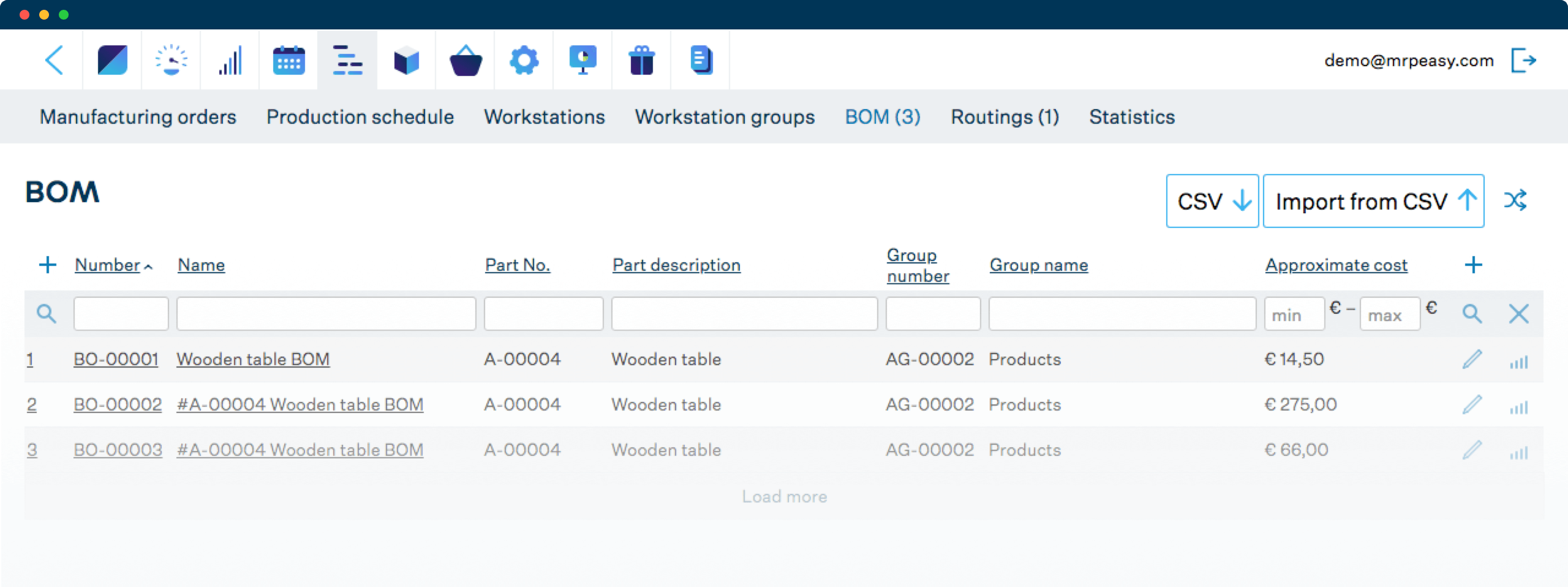Bill of Materials (BOM) Software for Small Manufacturers