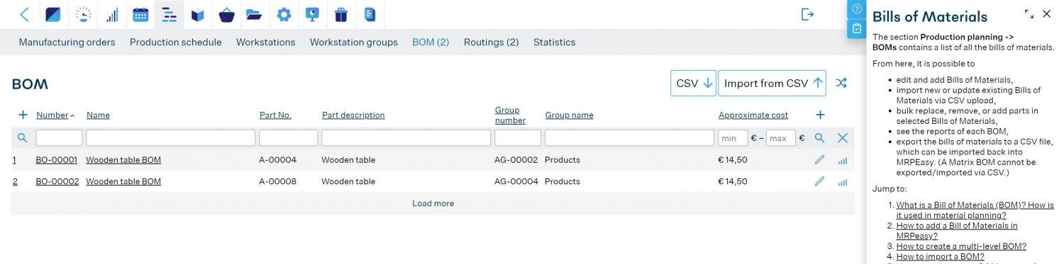 Production Planning for Small Manufacturers - MRPeasy