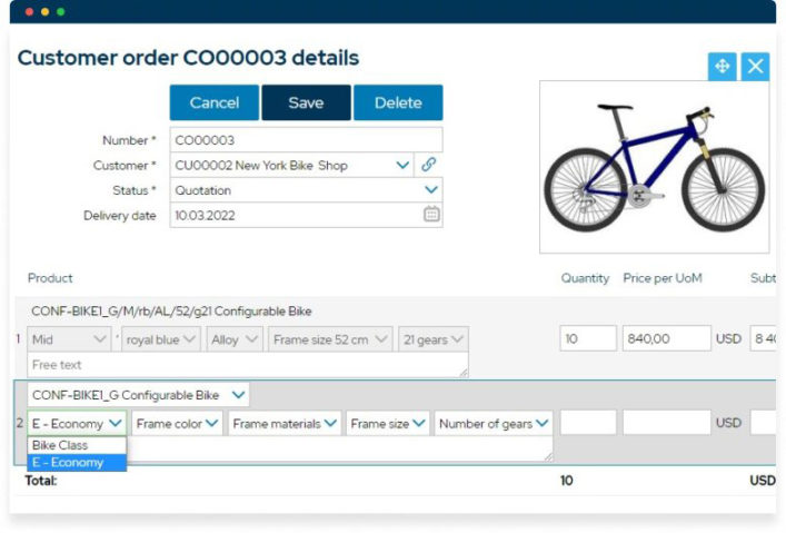 Product Configurator Software for Small Businesses - MRPeasy