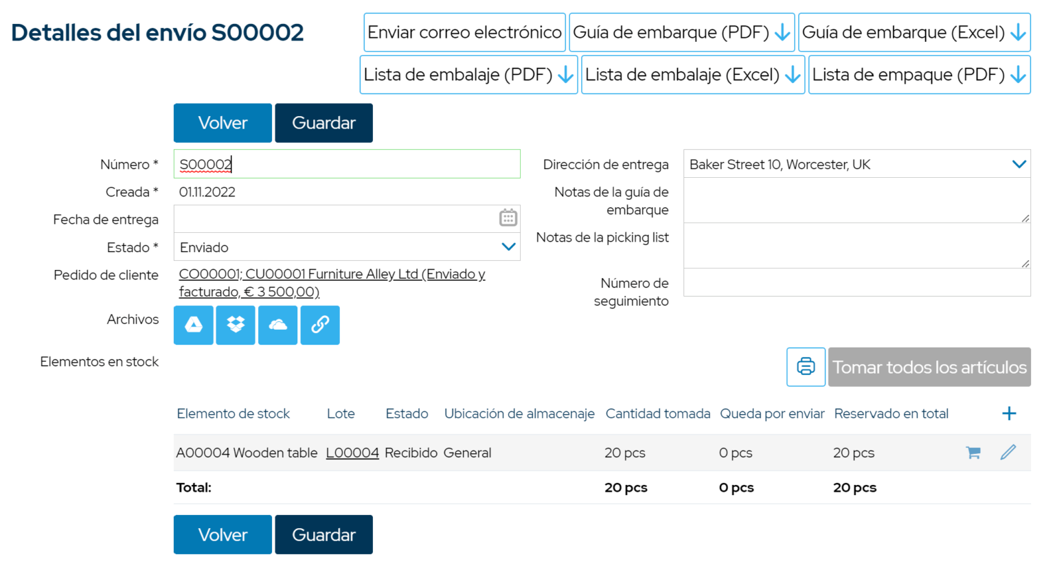Software de gestión de inventarios para fabricantes y distribuidores