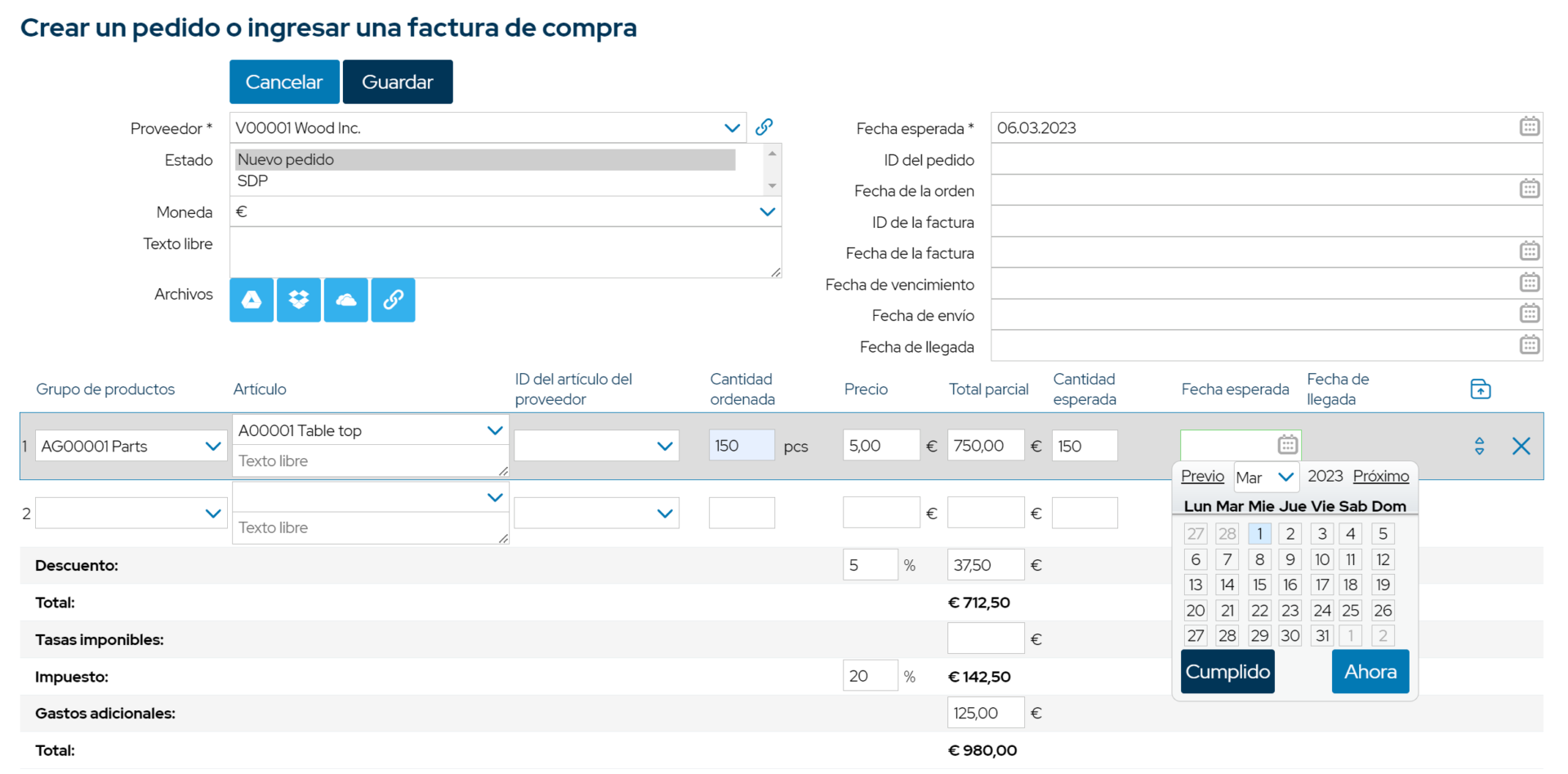 Software de compras para pequeños fabricantes | MRPeasy