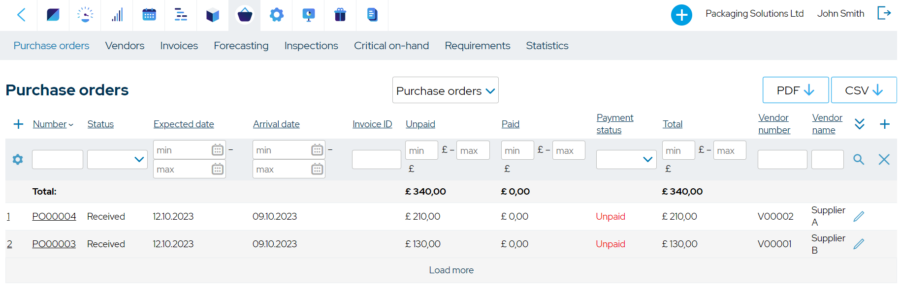 Procurement Software for Small Manufacturers