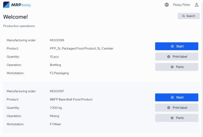 Manufacturing Execution System for Small Manufacturers